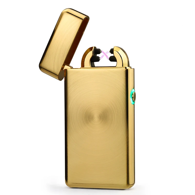 Smoke Cross Double Arc Cigarette Lighter Usb Pulse Cigar Lighters Men ...