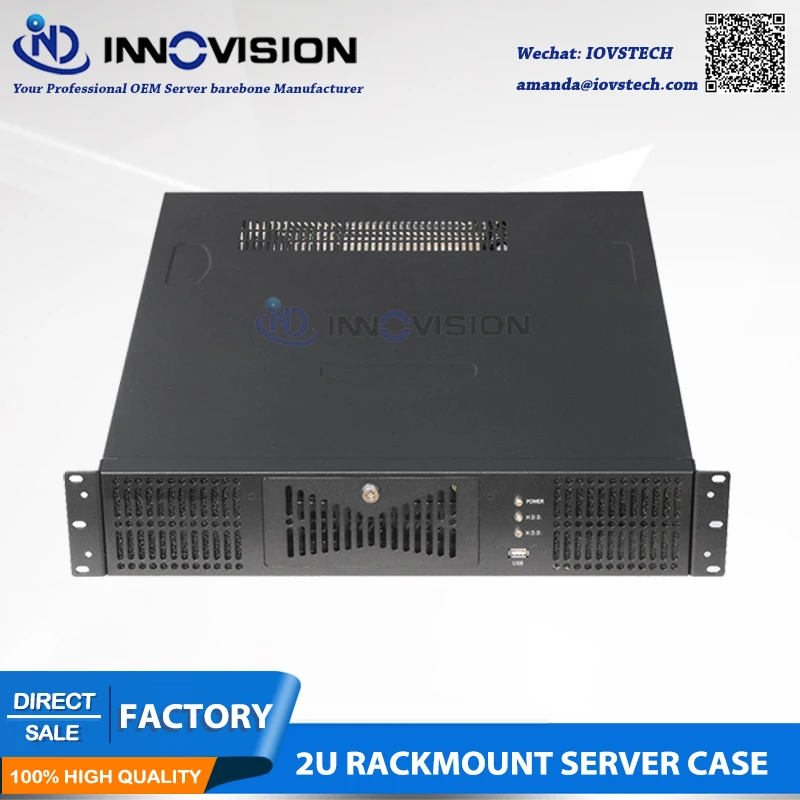 2U computer case for ATX M/B with 7half length PCI PCIe expanional card ...