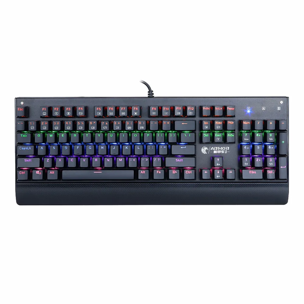X7200 Mechanical Keyboard , Gaming Led Backlit Outemu Blue Switches 104 ...