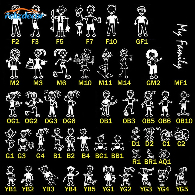 Family Stickers For Cars