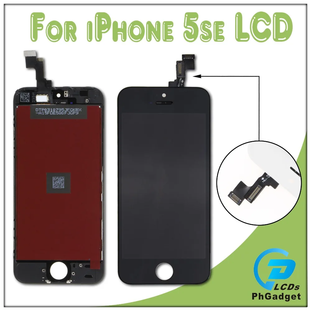 1 Pcs Touch Screen And Lcd Display For Iphone Se Lcd Replacement Black