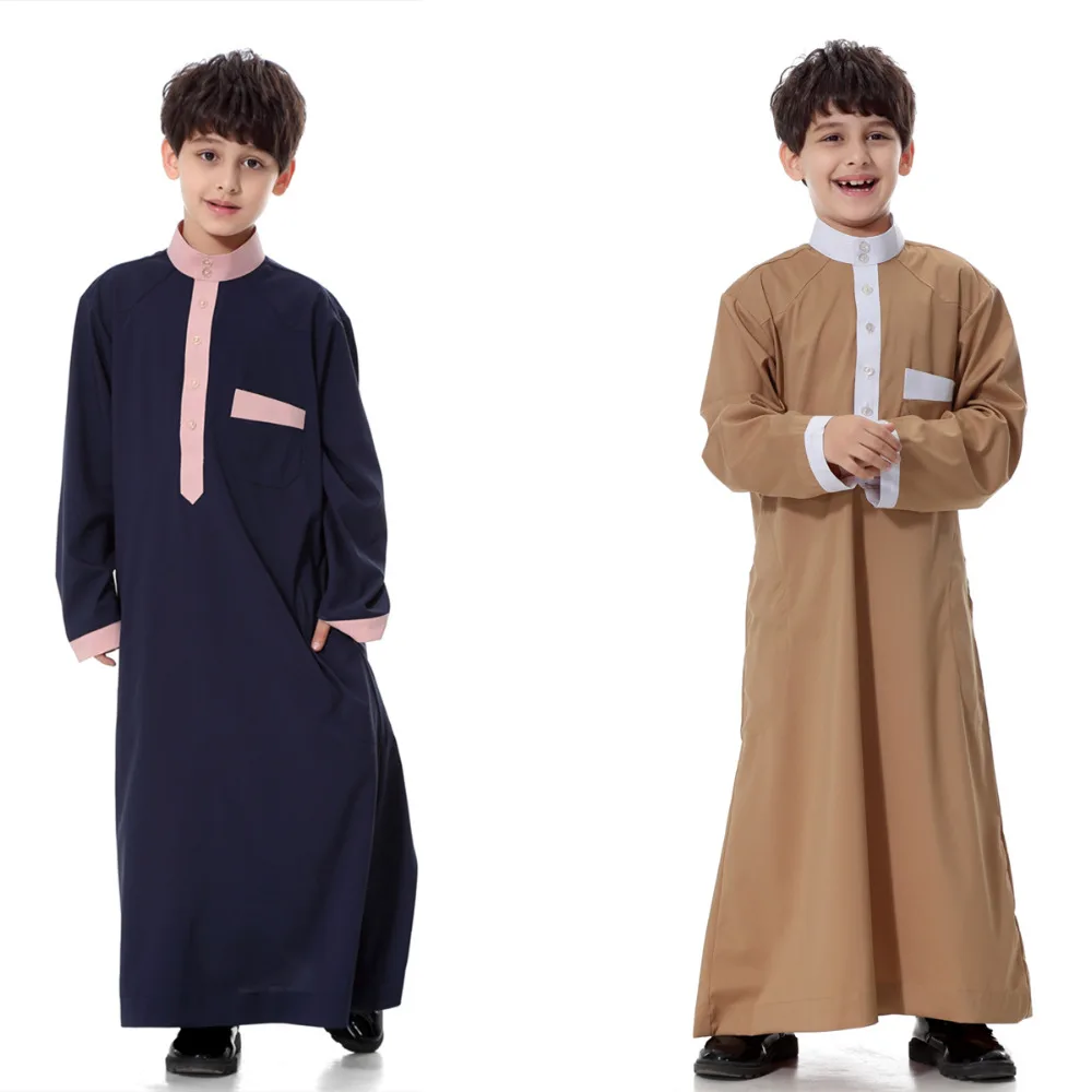 2019 Turkish dubai fashion abaya for kids muslim dress islamic children ...