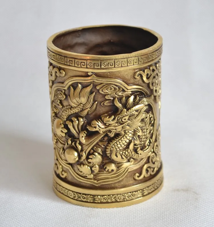 Light pen / pencil copper Hing Choi Fulong Shuanglongxizhu will cause ...