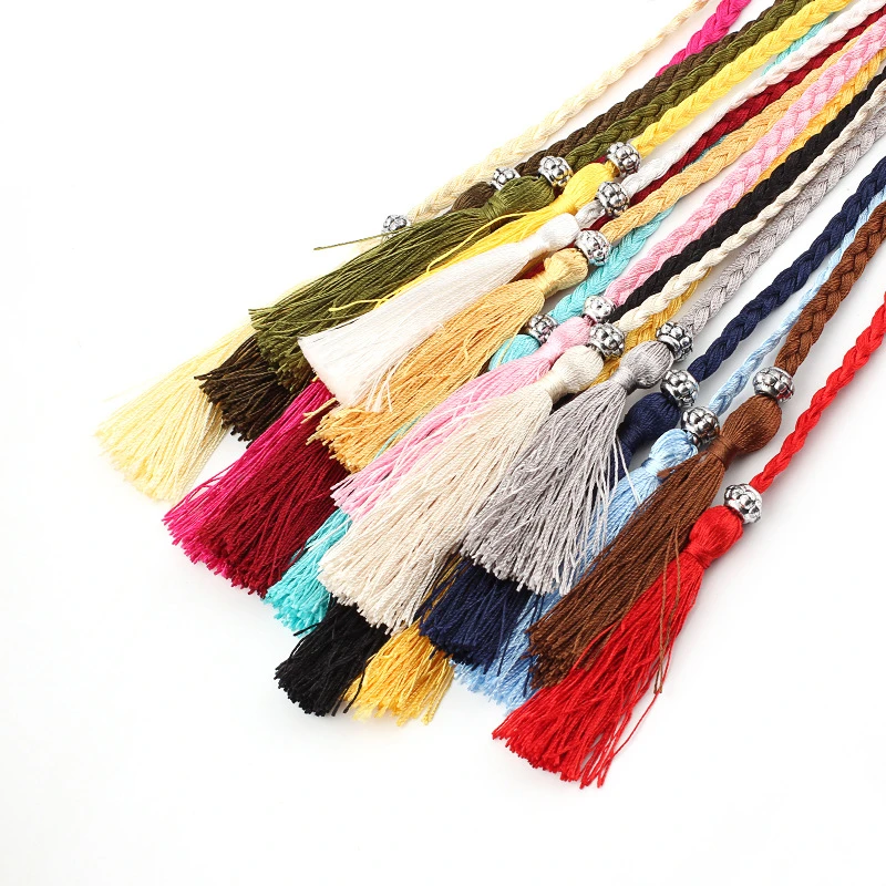 Rope Belts Women Dresses | Belts Women Weaving Rope | Rope Waist Belts ...