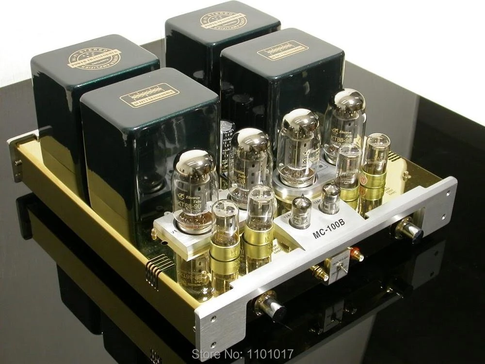 Yaqin Mc-100b Kt88 Push-pull Tube Amplifier Hifi Exquis 6sn7 12ax7 Lamp Amp Ms100b - Home ...