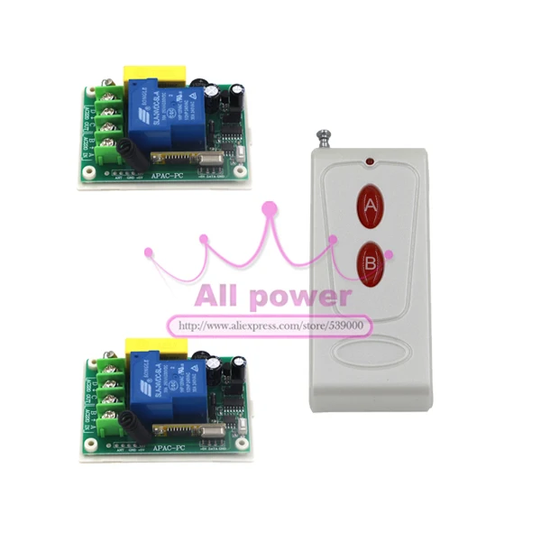 Wireless Switch for Smart Home / 220V 30A 3000W High Power Wireless ...