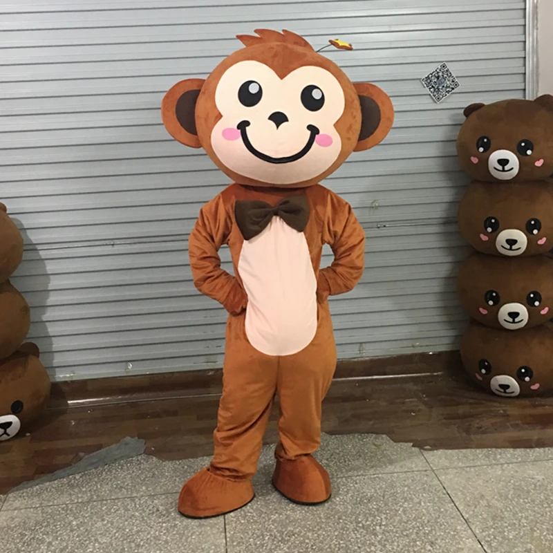 Cartoon Little Monkey Cosplay Mascot Costume - AllCosplay.com