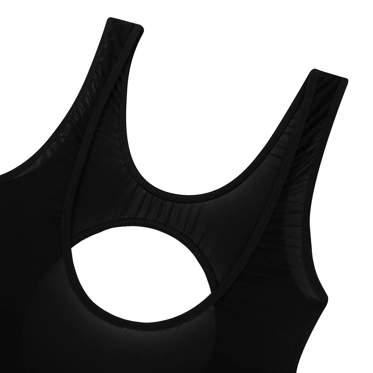 Women's Swimsuit One Piece Sleeveless Swimwear High Cut Out Swimming ...