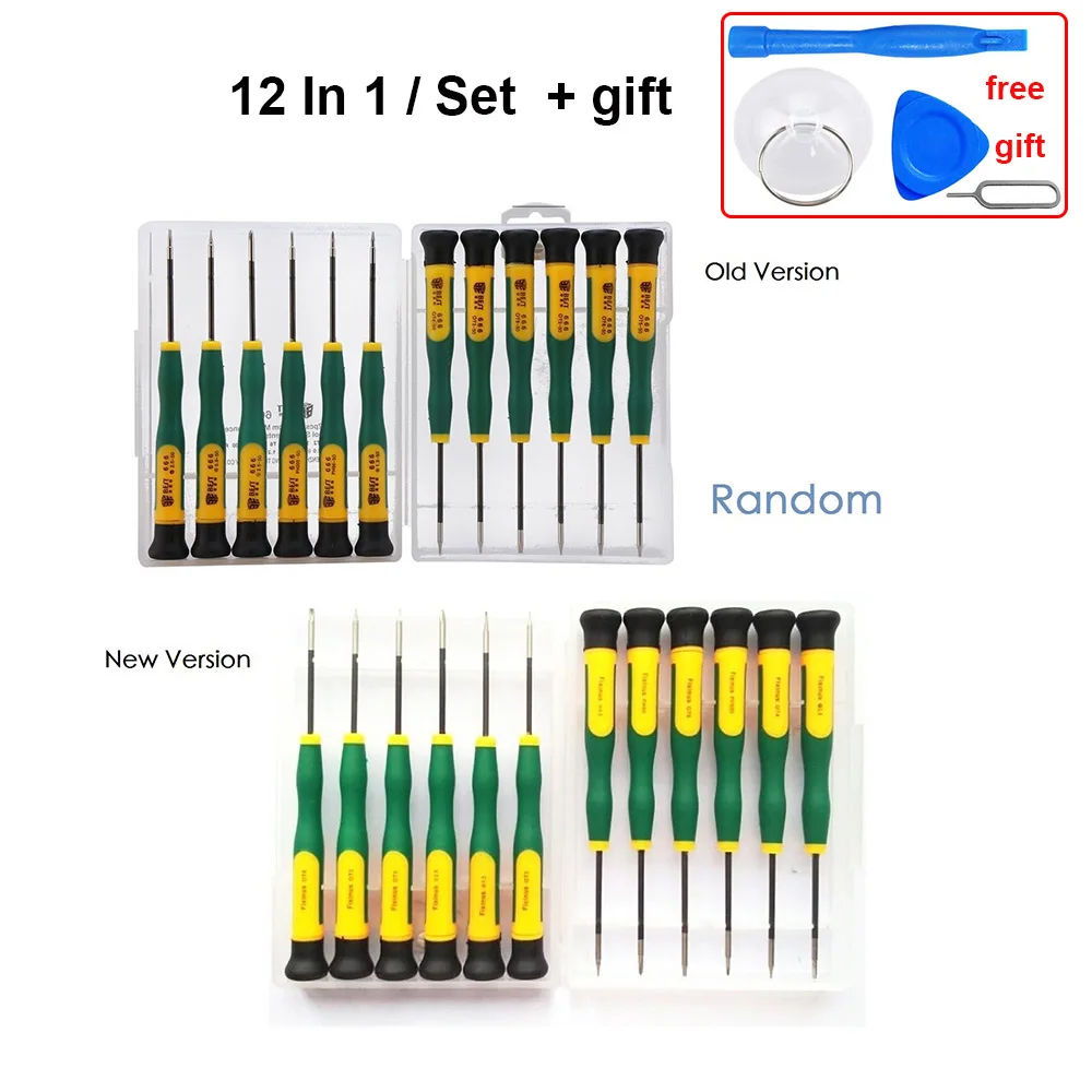 12 In 1 Torx T2,T3,T4,T5,T6,T8,Phillips PH00,PH000,Pentalobe 5 Point 0. ...