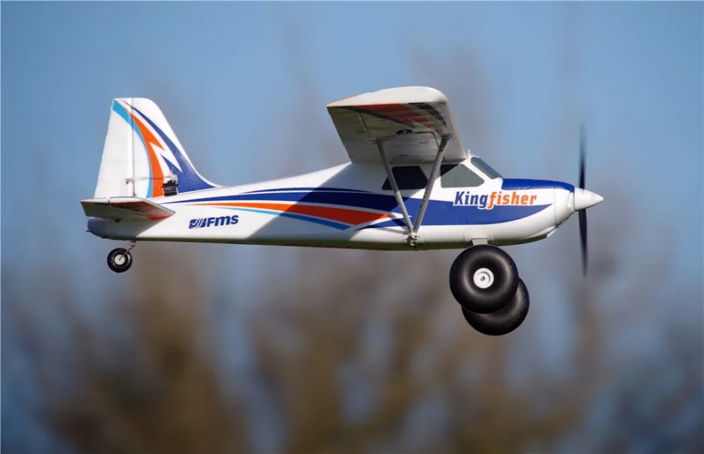 FMS RC Airplane 1400mm Kingfisher Trainer Beginner Water Plane 3S 5CH ...