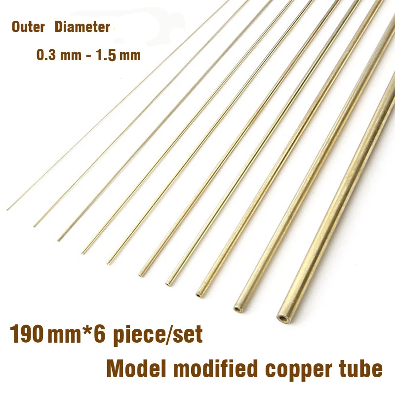 Model Modified Copper Tube 0.3mm-1.5mm Modeling Accessories Mecha Tanks ...