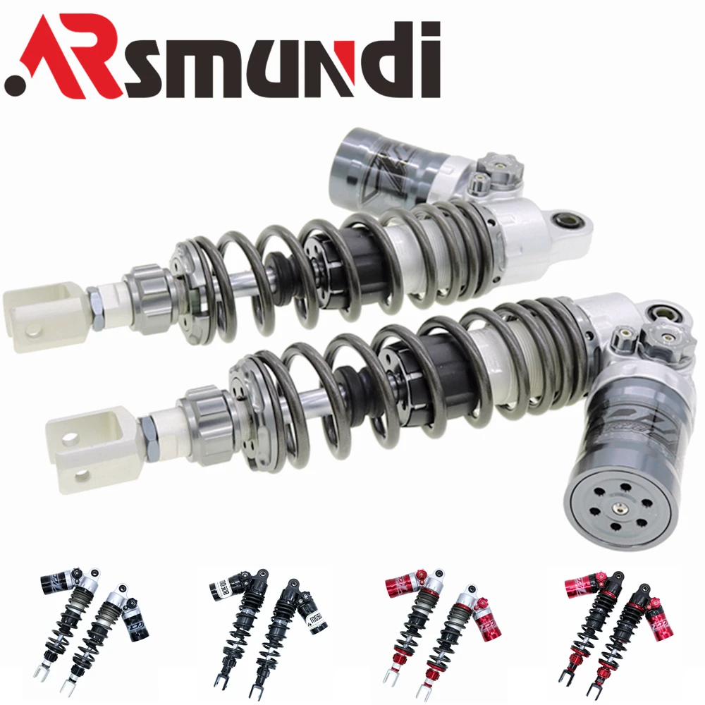 Universal 320mm/12.5" Motorcycle Adjustable Damping Spring Rear Shock ...