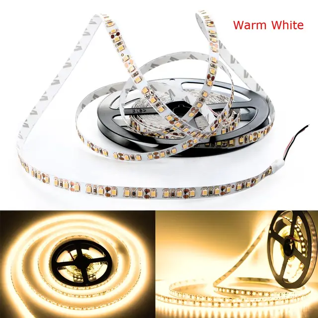 Flexible 5M 2835 SMD 600 LED Strap Light Non Waterproof Cool /Warm ...