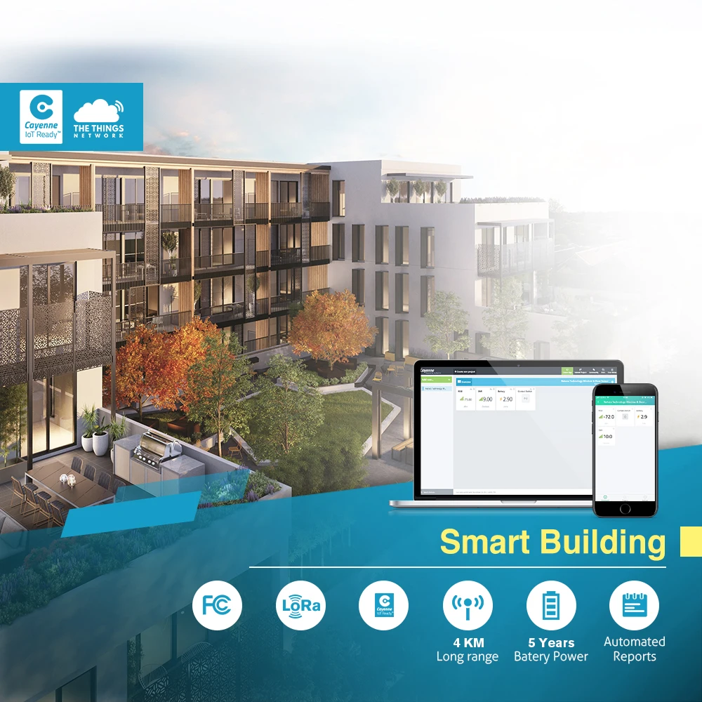 IoT Solution LoRaWan enterprise kit smart building LoRaWAN pilot gate-way with Raspberry Pi 433 ...