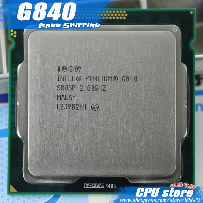 Free Shipping Intel Pentium G840 3M Cache 2.8 GHz L3=3M LGA 1155 TDP ...