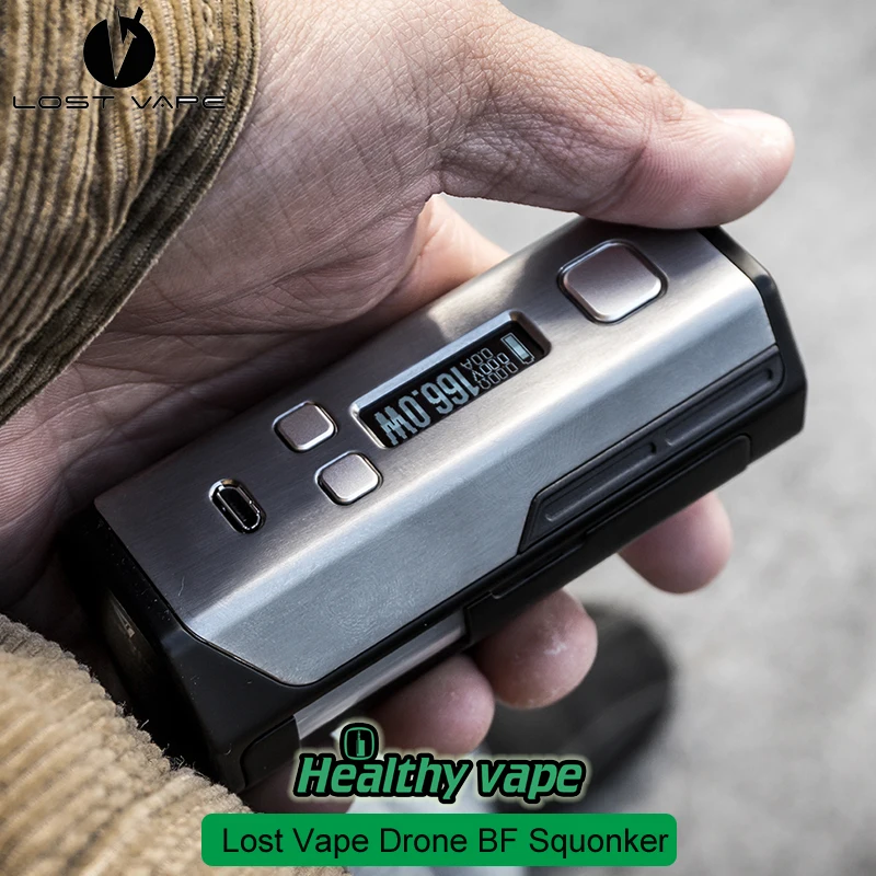 DNA166 TC Box Mod Authentic Lostvape Lost Vape Drone BF Squonker Dual ...