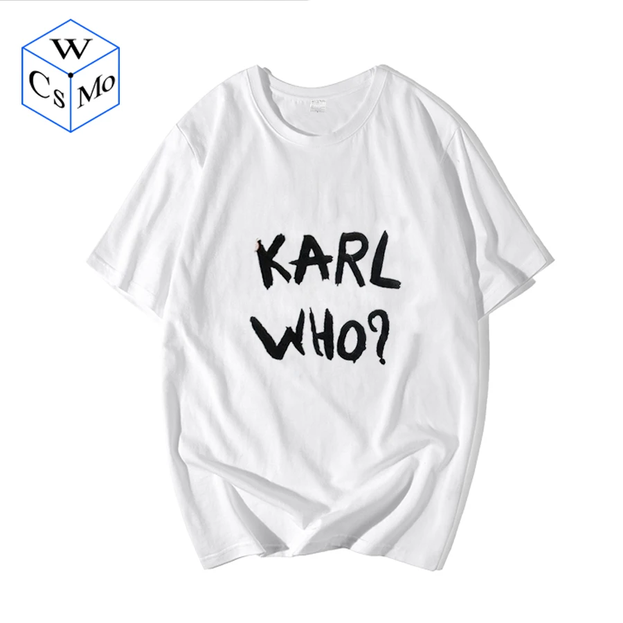 Caliente las mujeres camiseta KARL ¿Quién? Impresión T camisa divertido ...