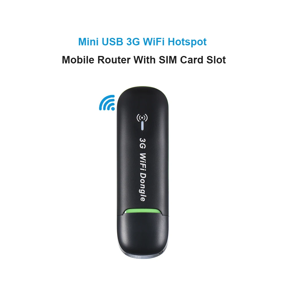 Mini USB 3G WiFi Hotspot 3G Router móvil WiFi USB Dongle inalámbrico ...