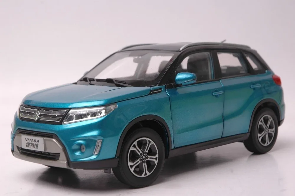 1:18 Diecast Model for Suzuki Vitara 2016 Blue SUV Rare Alloy Toy Car ...