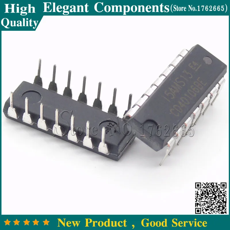 FREE SHIPPING 10PCS CD40106BE DIP 14 CD40106 40106 Chip NEW DIP14-in ...