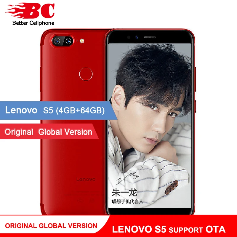 Original global lenovo s5 telefone inteligente k520 k520t 64 gb apoio ota impressão digital ...