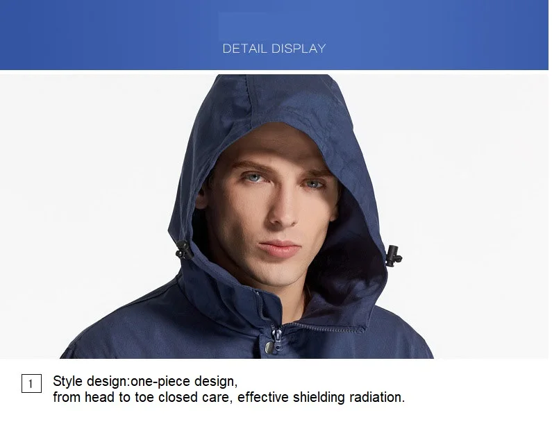ajiacn electromagnetic radiation protection suits ,EMF shielding ...