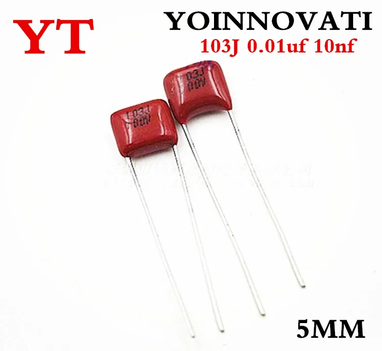 Free Shipping 200PCS CBB 103J 100V 103 100V 103 0.01uF 100V 10nF 100V ...