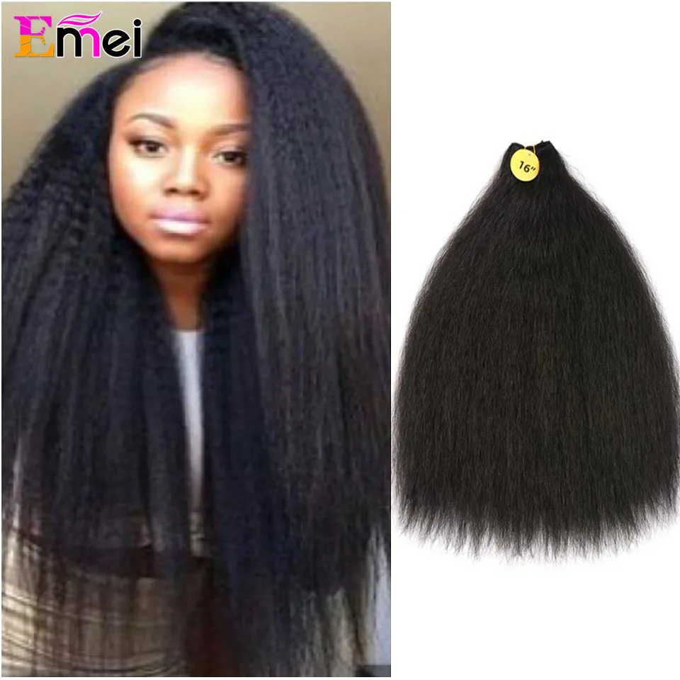 Hot Selling Yaki Kinky Straight Hair 4 Pcs Lot Freetress Synthetic Hair ...