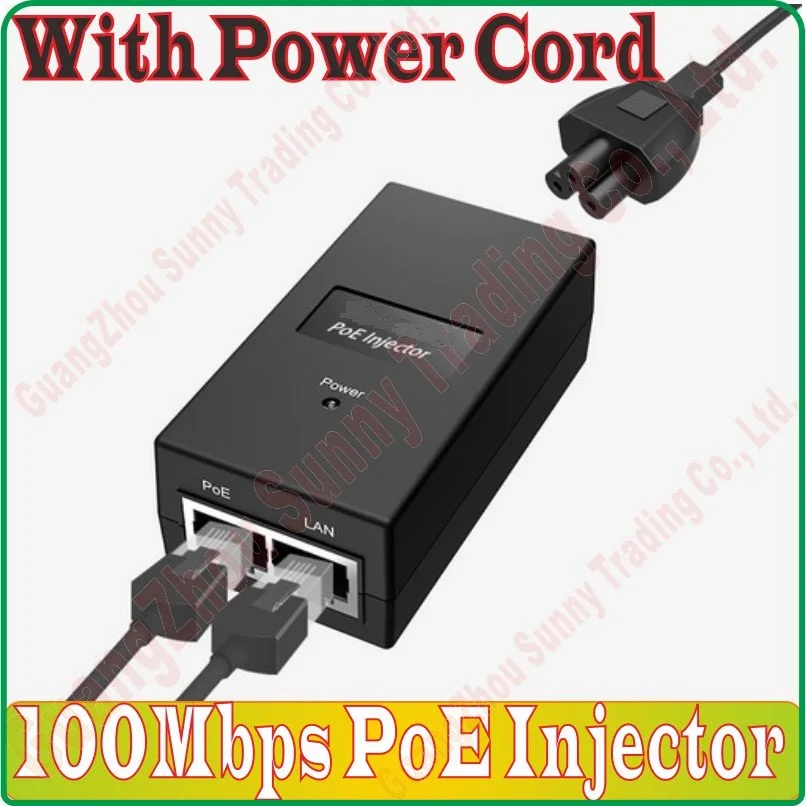 15w Power Ieee 802.3af Poe Injector Realize Synchronous Delivery Of ...