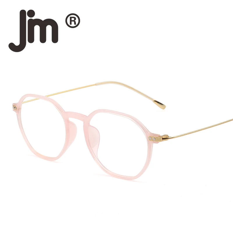 JM Eyeglasses Fashion Eyewear Optical Frame Clear Lens TR90 Lightweight ...