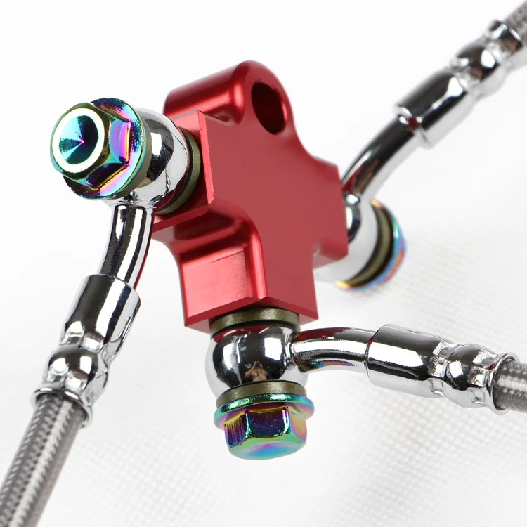 Hydraulic Brake Hose Pipe Tee Coupling Fitting Adapter Connector 3way ...