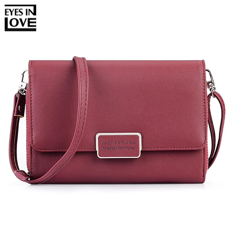 EYES IN LOVE New Style Mini Messenger Women Bag Card Holder Leather ...