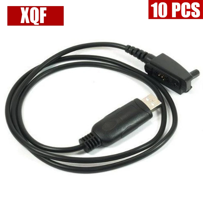Xqf 10 pces cabo de programação usb para icom IC F30 IC F50 IC M87 IC ...
