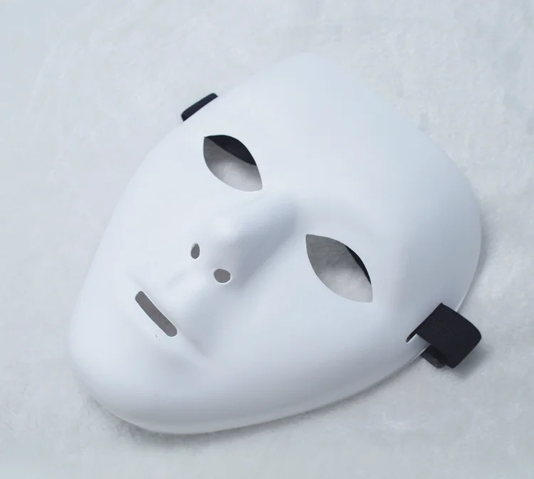 DIY Self painted white Mask Vendetta Death Mask fancy dress ball ...
