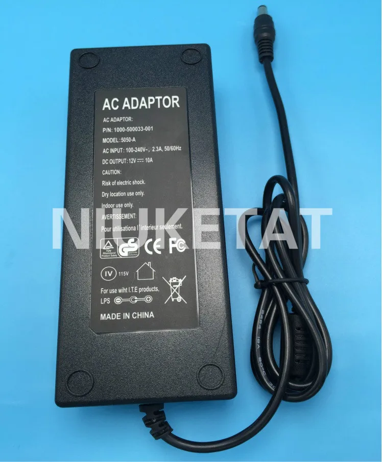DC Power 12V 10A AC 100V 240V 12V10A LED strip power adapter LED Power ...