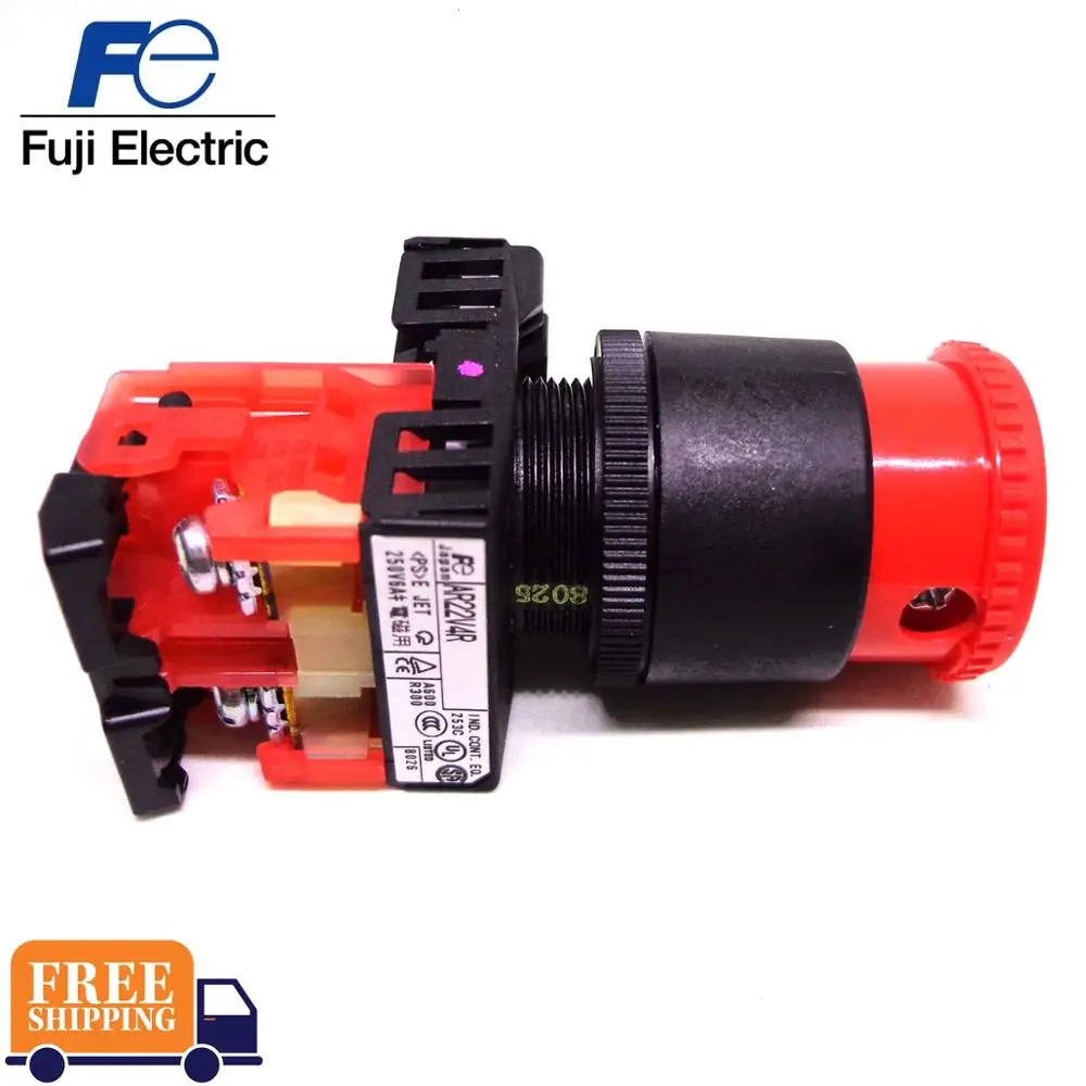 Fe-fuji-Emergency-stop-button-Switch-AR22V4R-Red-1NO-1NC-2NO-2NC-Brand ...