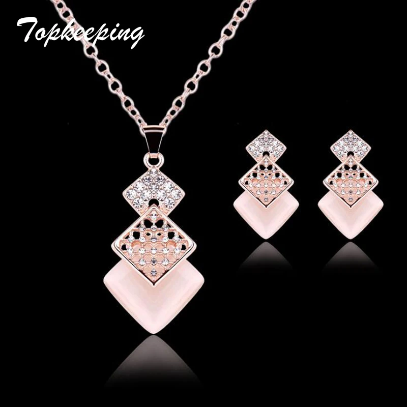 Topkeeping Brand Women Fashion Jewelry Shining Zircon Geometry Shape topkeeping-brand-women-fashion-jewelry-shining-zircon-geometry-shape