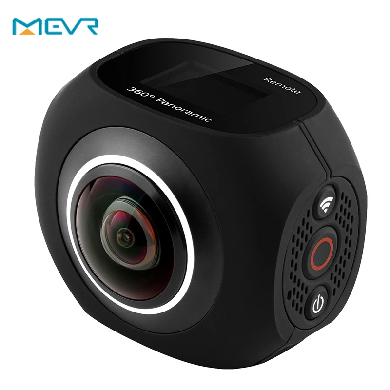 MEVR VR Dual Lens Panoramic Camera 4k HD 360 Camera Wifi 1" Screen Mini ...