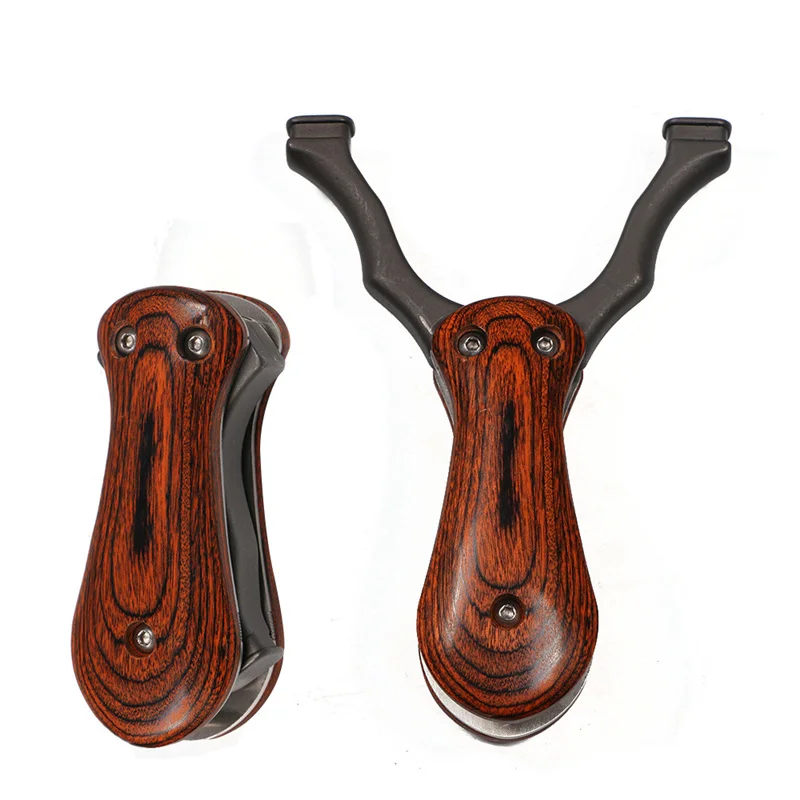 Folding Sling Shot Slingshots High Velocity Hunt Brace Bow Outdoor ...