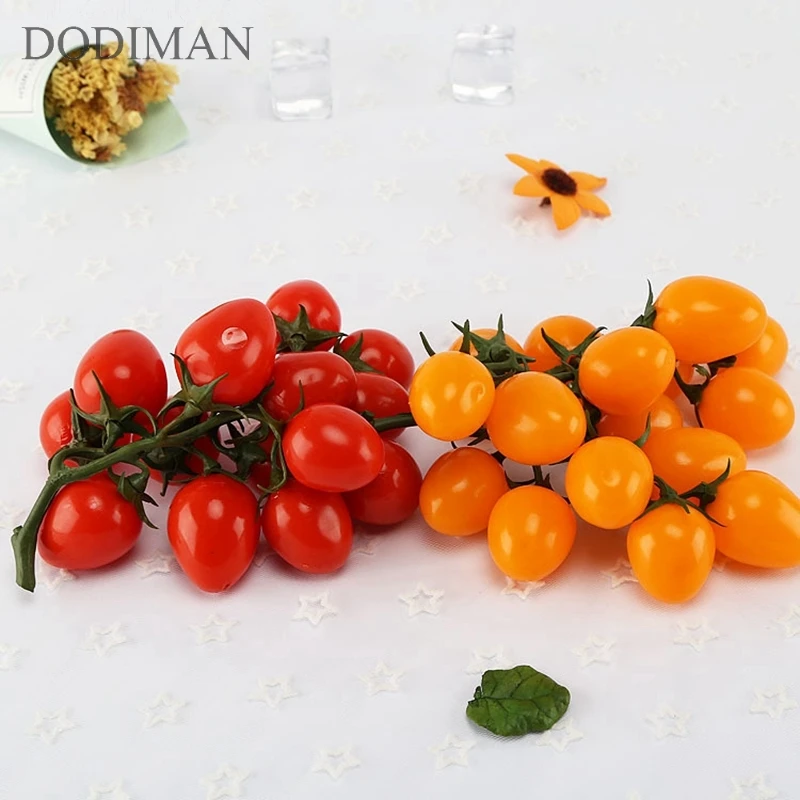 Simulation fruit cherry tomato model foam photography props shopping ...