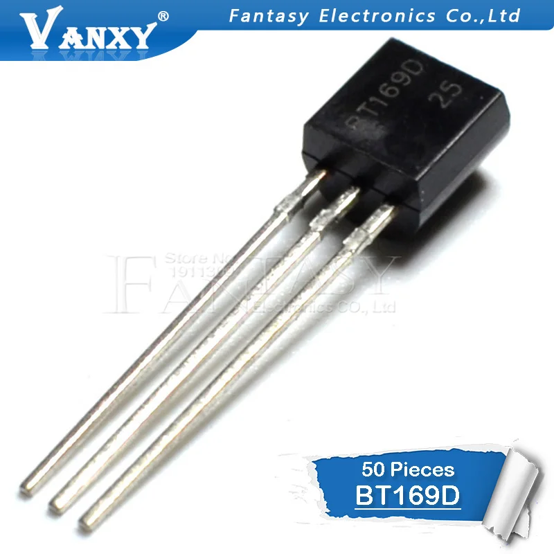 50PCS BT169D TO92 BT169 TO 92 169D new voltage regulator IC-in ...