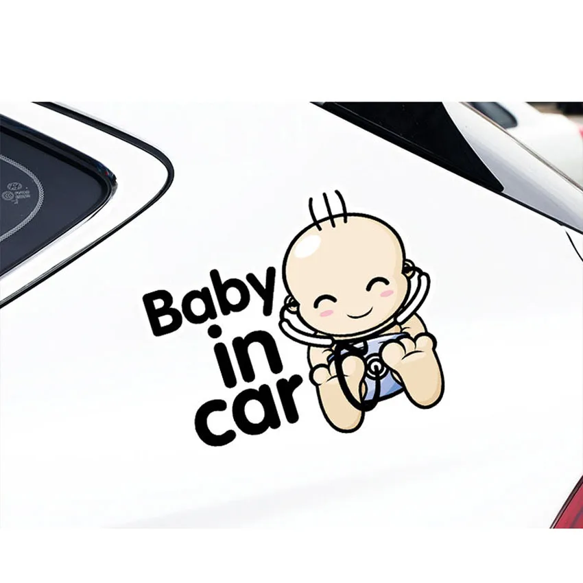Baby on Board Baby in Car Sticker Vinyl Decal Car Laptop Window Wall ...