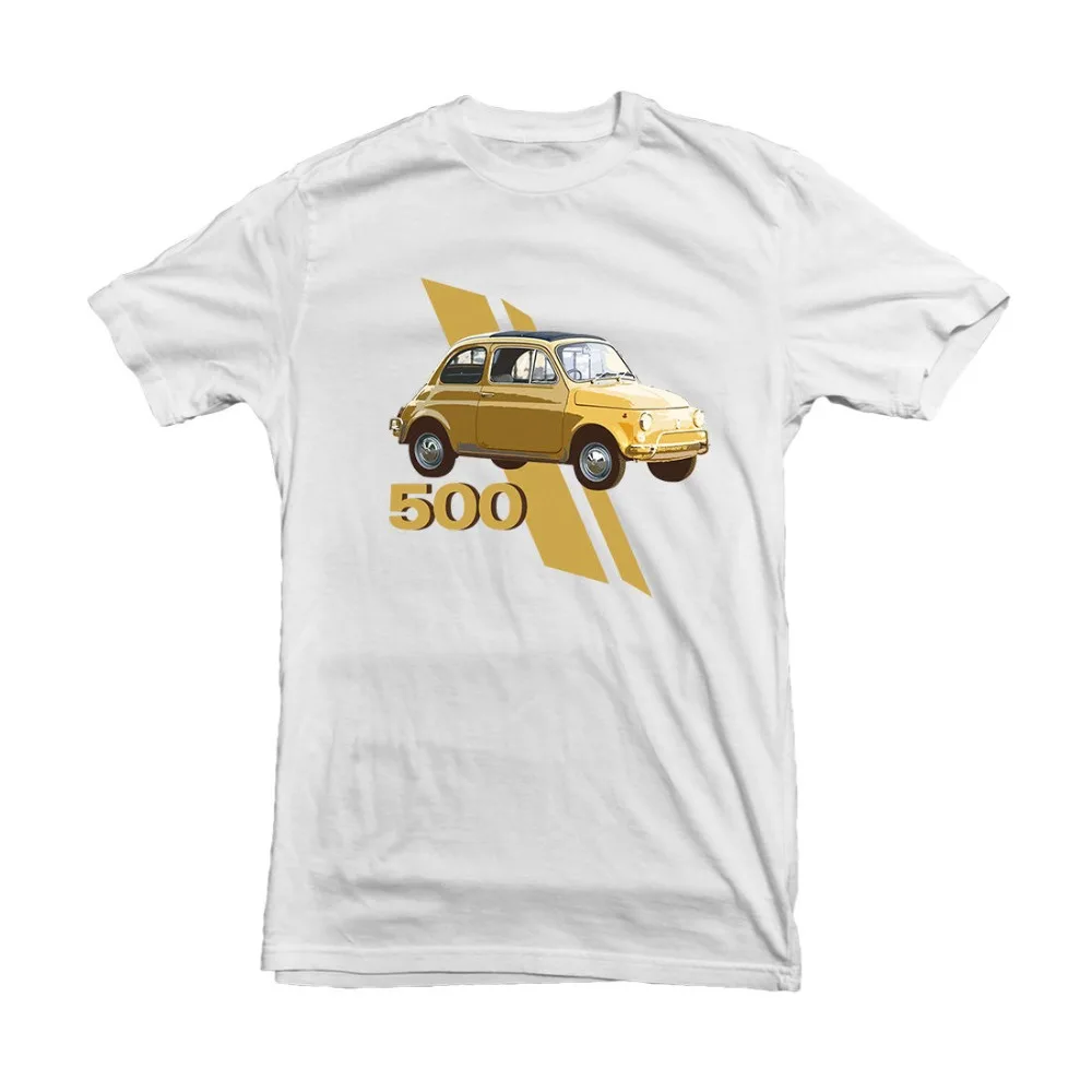 Men'S T Shirt 2019 Newest Fiat 500 Classic Car T Shirt for Fiat Fan ...