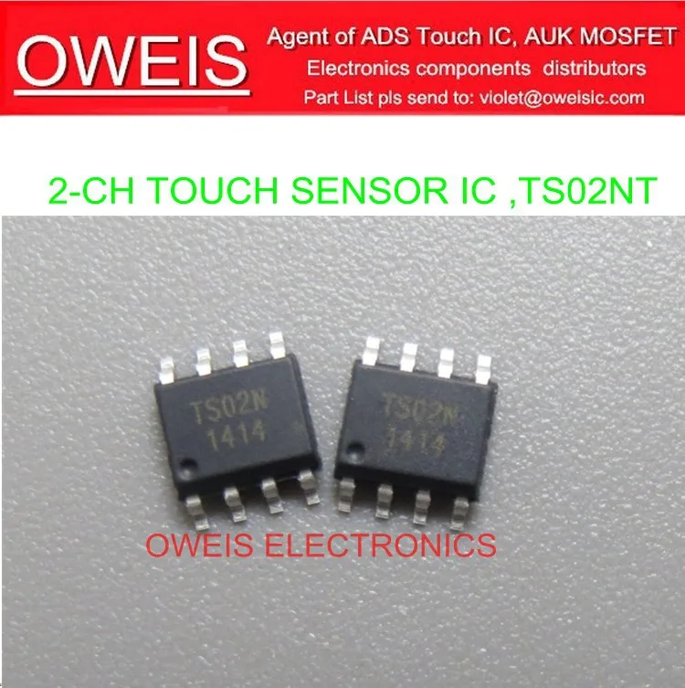 무료 배송! 200 개 TS02NT TS02N TS02 2 CH 길이감도 교정 용량 터치 센서 IC SOP8, 광고|sensor ...