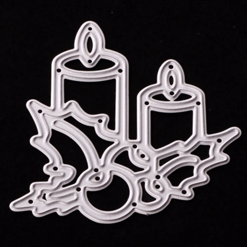 candle design cutting dies scrapbooking embossing folder troqueles ...