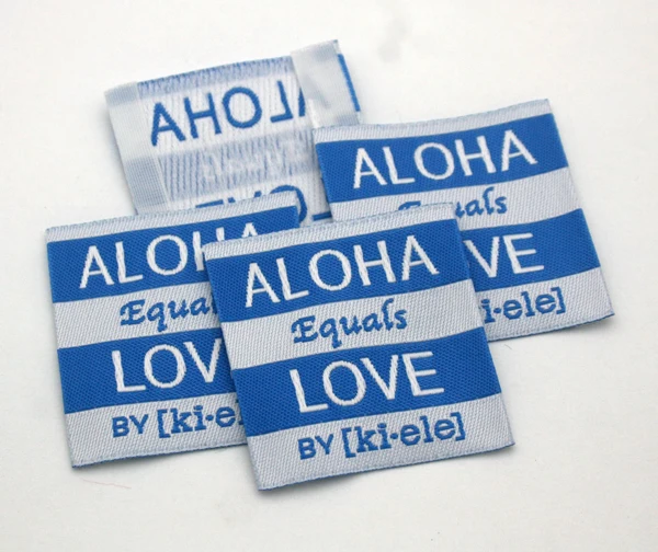 Wholesale 1000pcs customized garment medium size labels/woven labels ...