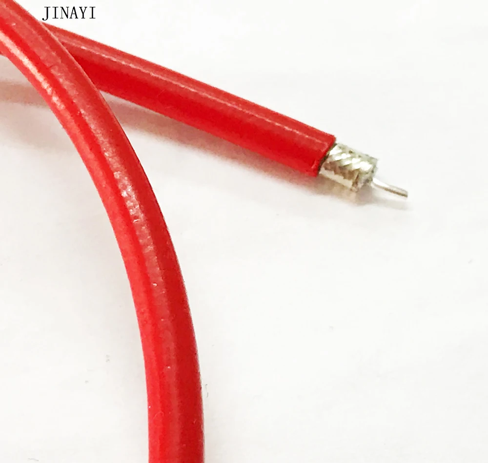 1/2/3m 5m 10m RG402 Red Simi Rigid RF coax cable Semi-Flexible 50ohm ...