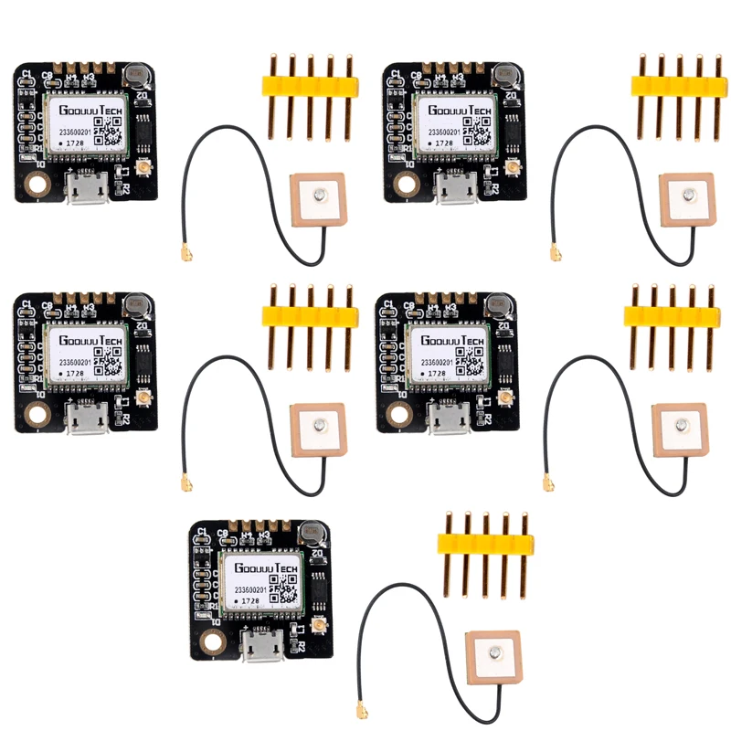 5 pcs GT U7 Módulo GPS de Posicionamento Por Satélite de Navegação 6 m ...