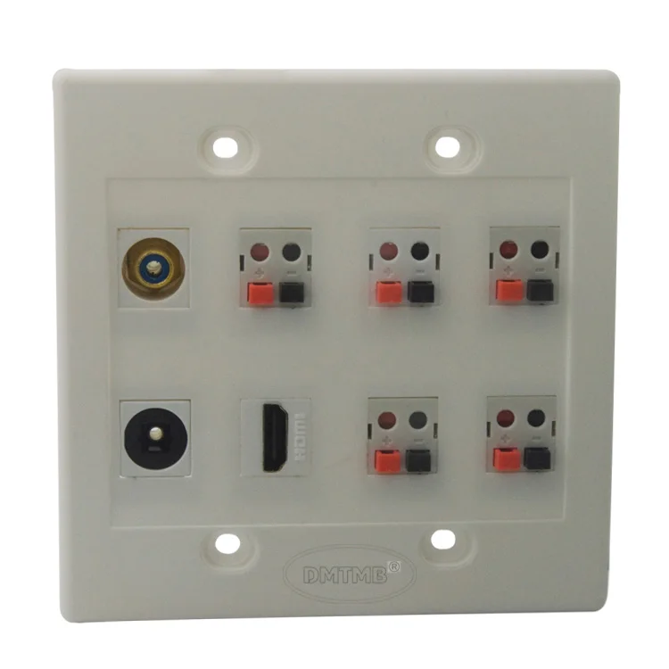 Home Theater 5.1 Surround Sound Speaker Sound Box Wall Plate With Hdmi ...