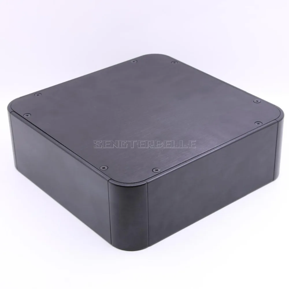 New Black Full Aluminum Preamplifier Enclosure Amplifier Chassis Audio ...